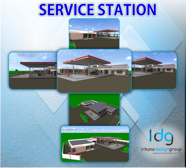 Total Service Station – Irkane Design Group